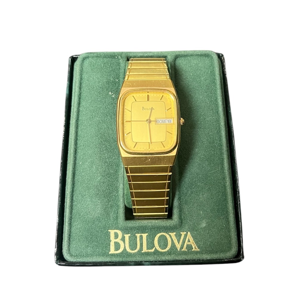 Used Bulova Vintage Mens T5 Series Gold-Plated Quartz Watch - Own4Less
